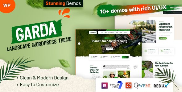Garda 1.0.5 - Gardening WordPress Theme - WeaDown