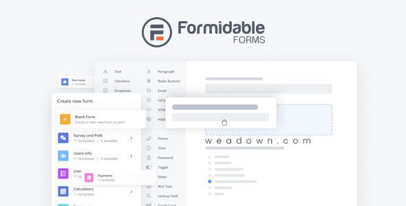 Formidable Forms Pro 6.26 - WordPress Forms Plugin and Form Builder - WeaDown