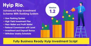 Hyip Rio 2.1 - Advanced Hyip Investment Scheme With Ranking System ...