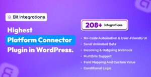 Bit Integrations Pro 2.6.5 - Automation Plugin for WordPress - WeaDown