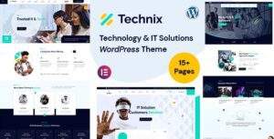 Technix 1.0.4 - Technology & IT Solutions WordPress Theme - WeaDown