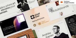 Pixelpiernyc 25 - Portfolio Creative Agency Freelancer WordPress Theme ...