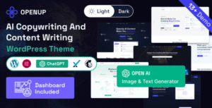 Openup 1.1.0 - AI Content Writer & AI Application WordPress Theme - WeaDown