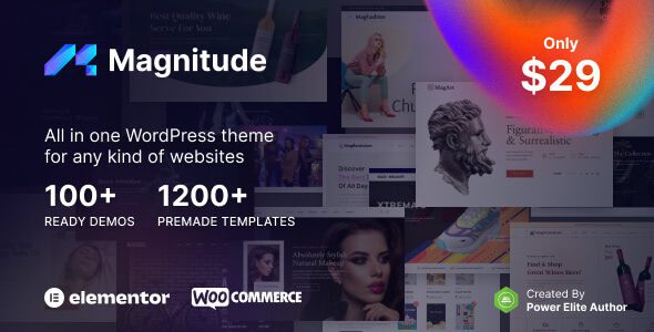 Magnitude 1.0.2 - Multi-Purpose Elementor Website & eCommerce Builder WordPress Theme - WeaDown