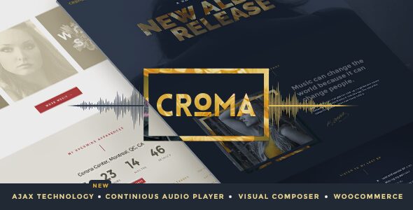 Croma 3.6.2 - Music WordPress Theme with Ajax and Continuous Playback ...
