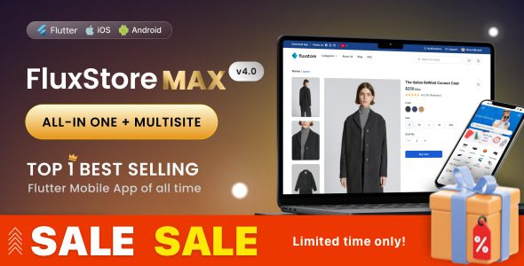 FluxStore MAX 5.4 - The All-in-One and Multisite E-Commerce Flutter App for Businesses of All ...