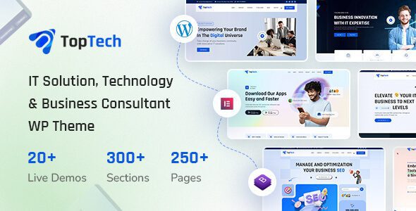 TopTech 1.0 - SEO Marketing Agency & Technology WordPress Theme - WeaDown