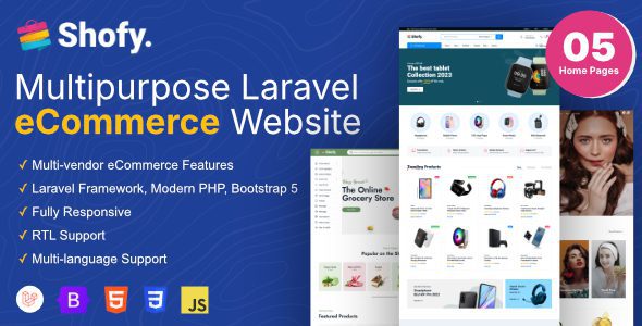 Shofy 1.3.9 - eCommerce & Multivendor Marketplace Laravel Platform - WeaDown